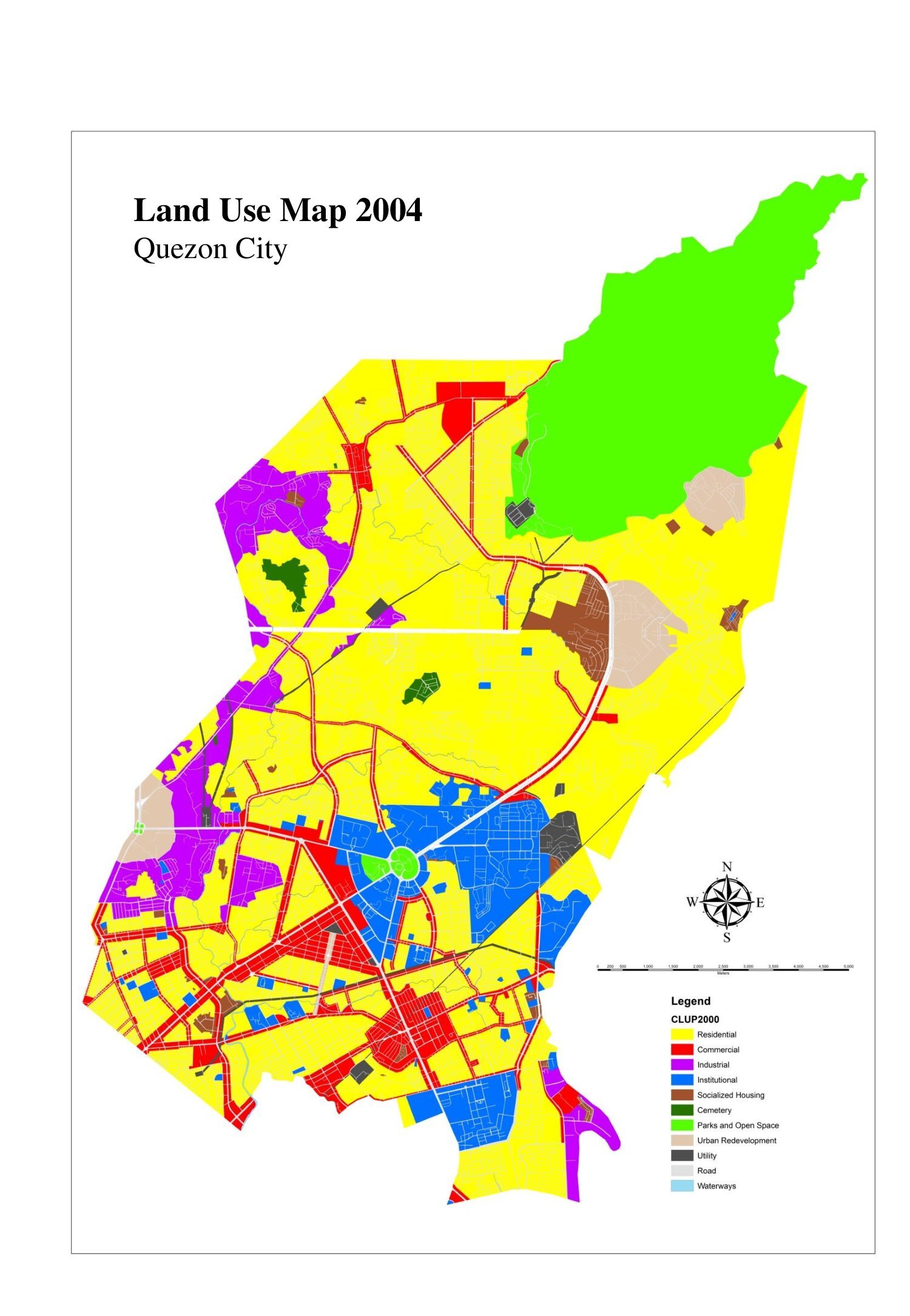 QC Land Use Map 2004 | Libros | QC Public Library